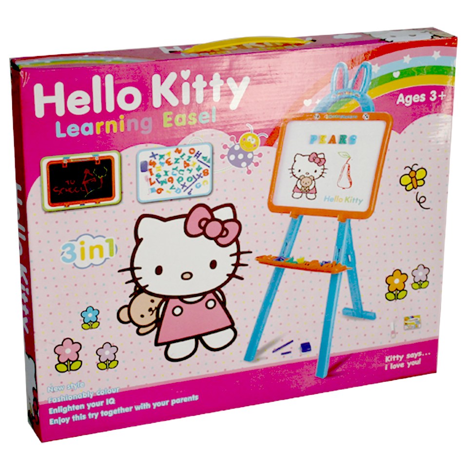 Hello Kitty Board 3 In 1 - Easel Sketch Board - Discounted Toys Online ...