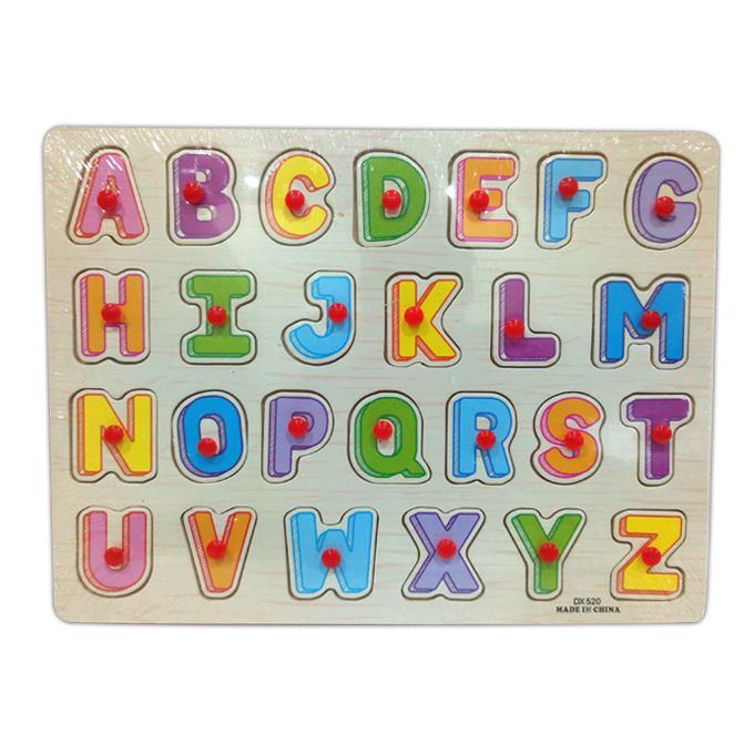Funny ABC Capital Alphabets Learning Wooden Puzzle - Discounted Toys ...